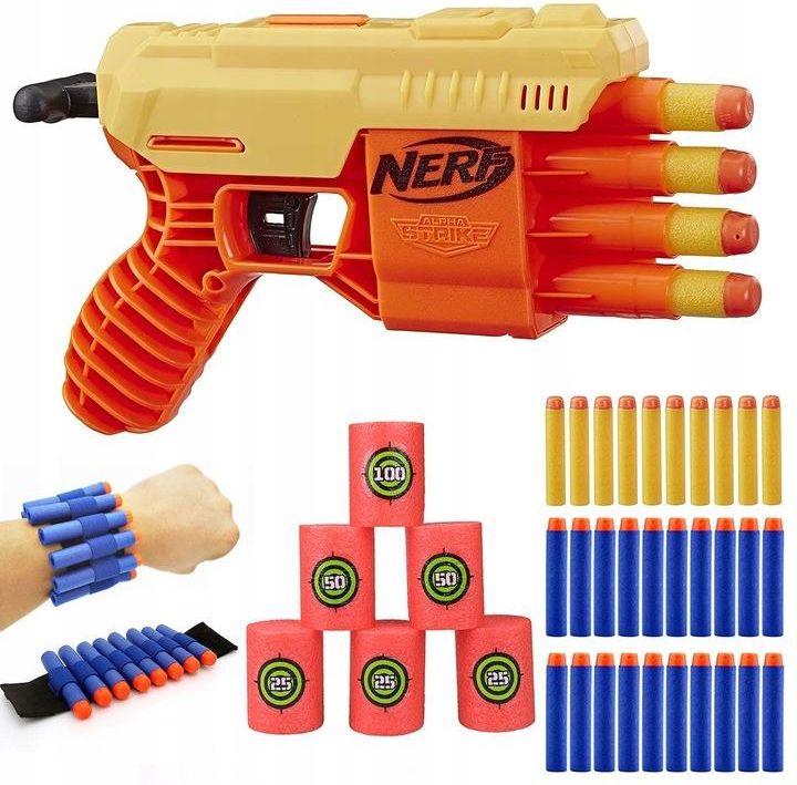 Nerf Alpha Strike Fang Qs-4 E6973 + Opaska Cele - Ceny i opinie - Ceneo.pl