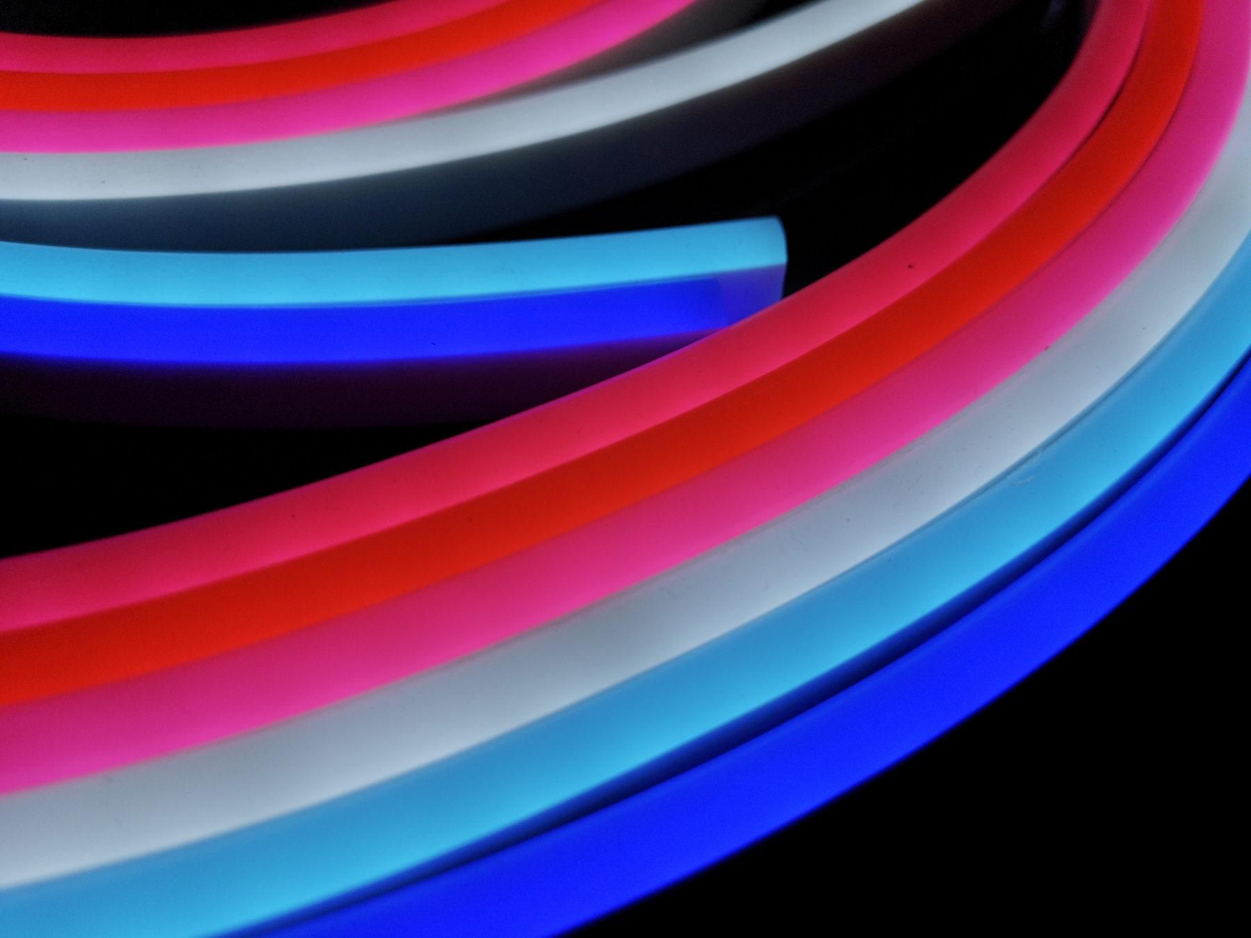 Media-Comp Neon Flex 120 Led 12V Wąż Świetl 50m IP65 B Ciepły ...