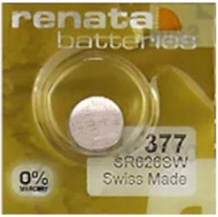 Renata Bateria srebrowa 377 Mp-e SR626SW D377 SR66 L626 376 - Ceny i ...