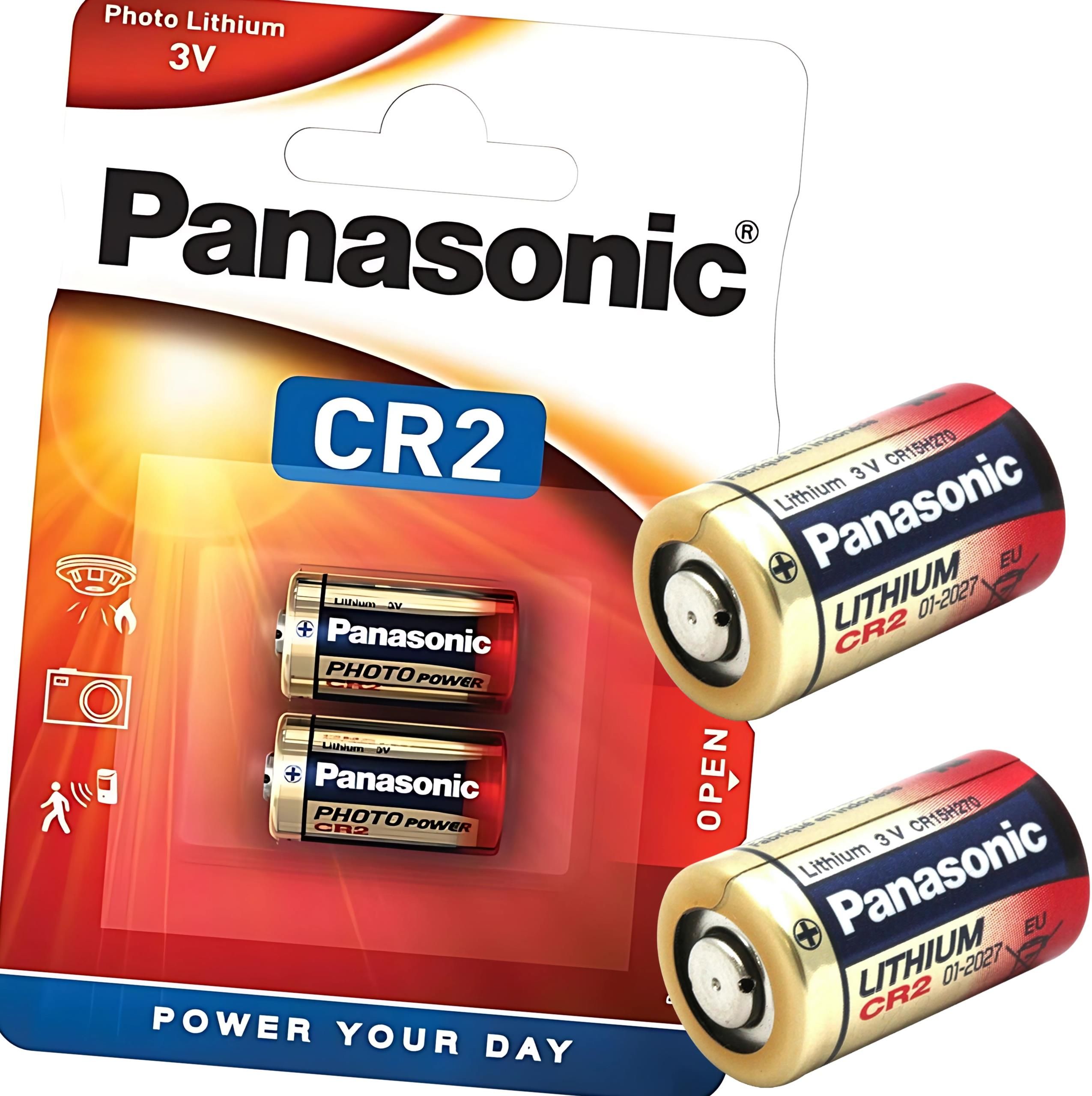 Panasonic Bateria CR2 3V litowa CR2A DL2 EL2A KCR2 ELCR2 DLCR2 Mocne 2 ...