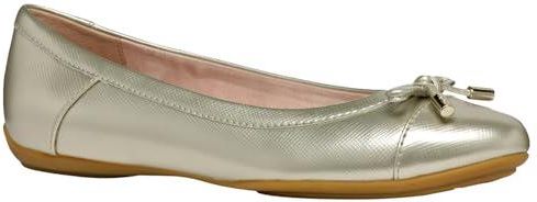 Geox Damski D Charlene C Ballet Flat, Lt Gold, 38 EU, Lt Gold, 38 EU ...