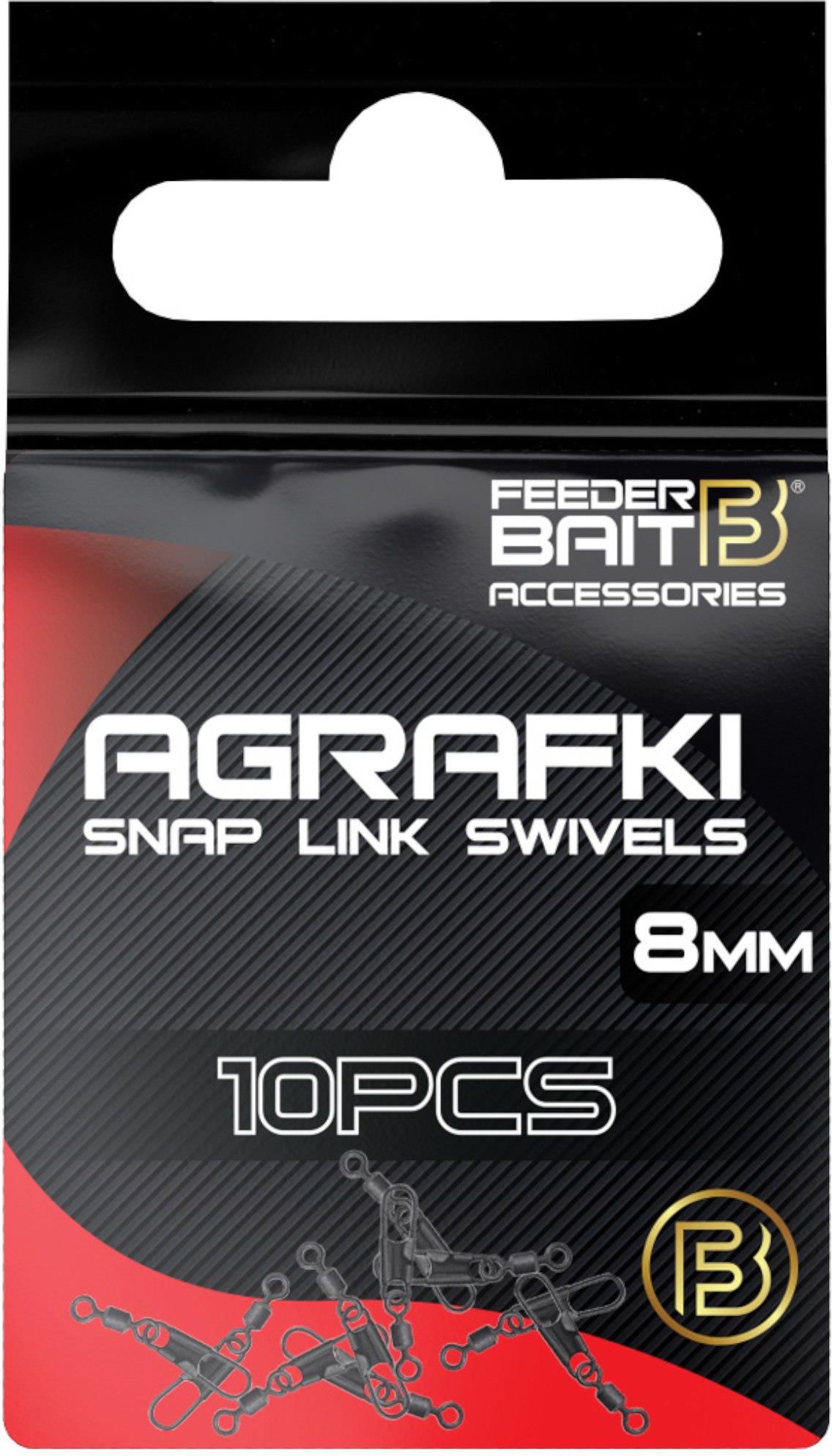 Feeder Bait Agrafki Snap Link Swivels 8Mm 10szt. FBA4 - Ceny i opinie ...