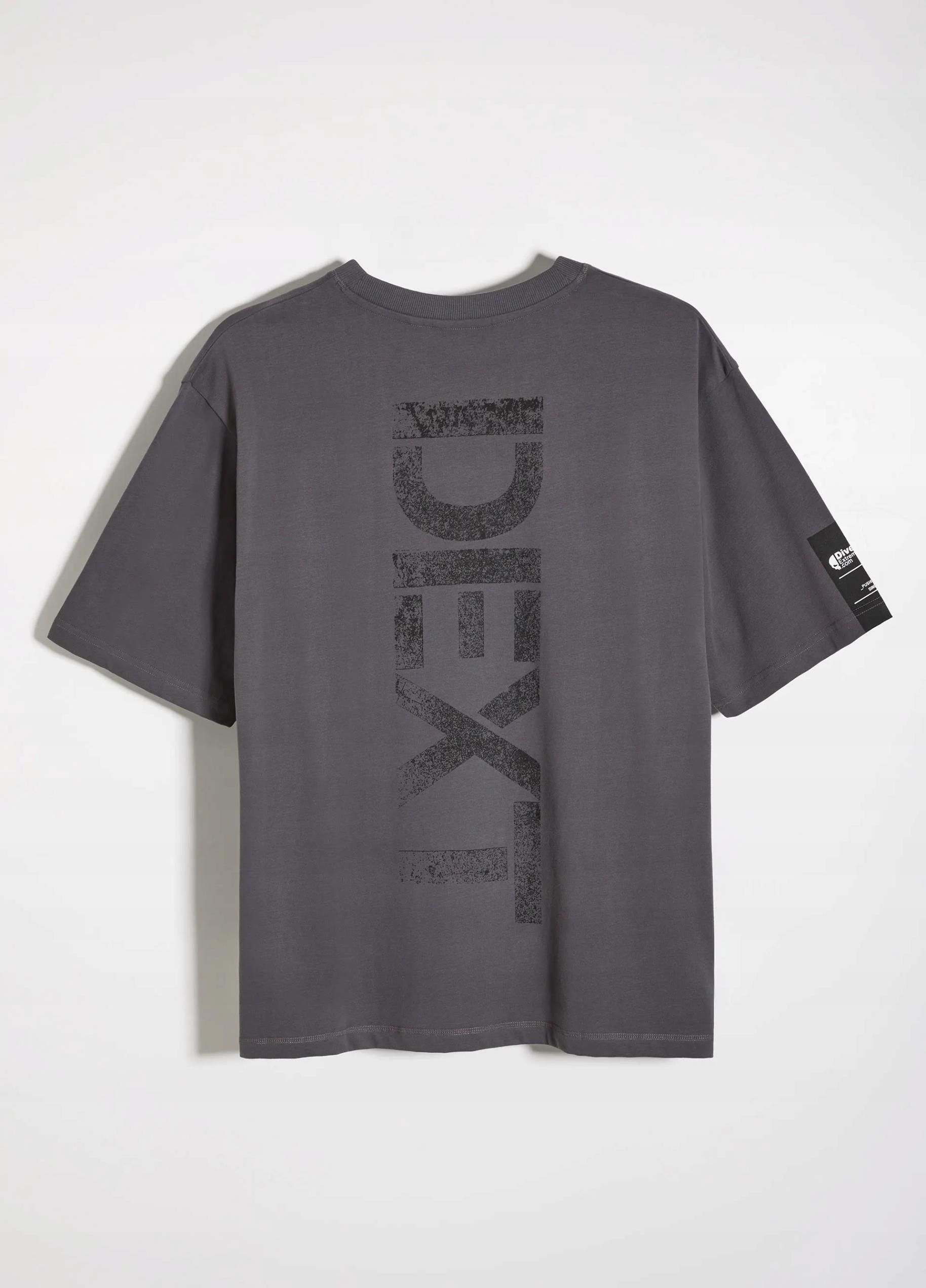 Diverse Extreme Team koszulka męska t-shirt Dext Logo 04 Grafit L ...
