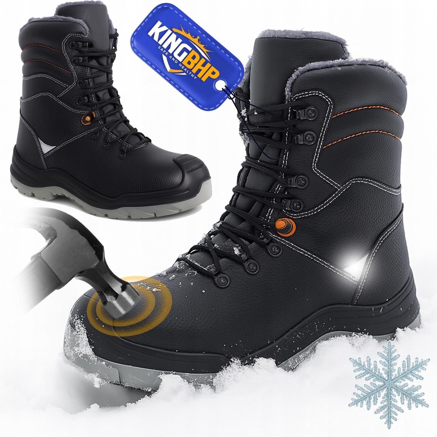 King Bhp Buty Robocze Zimowe Trzewiki Ocieplane Ochronne Narvik S3 ...