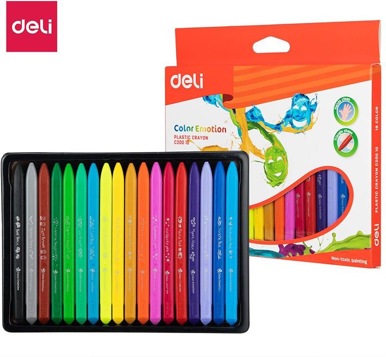 Deli Group Deli Color Emotion Kredki Woskowe 18 Kolorów - Ceny i opinie ...