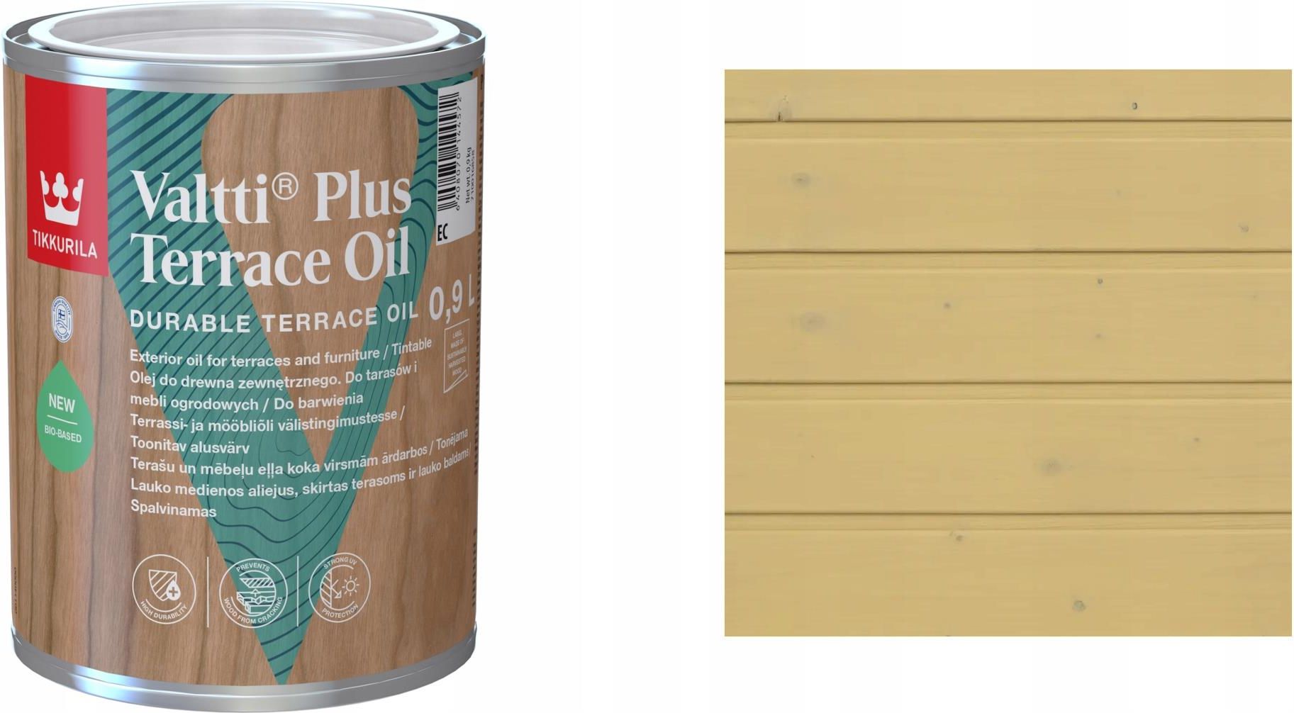 Tikkurila Valtti Plus Terrace Oil 0,9L 235A Apple Sauce Olej Do Tarasów ...