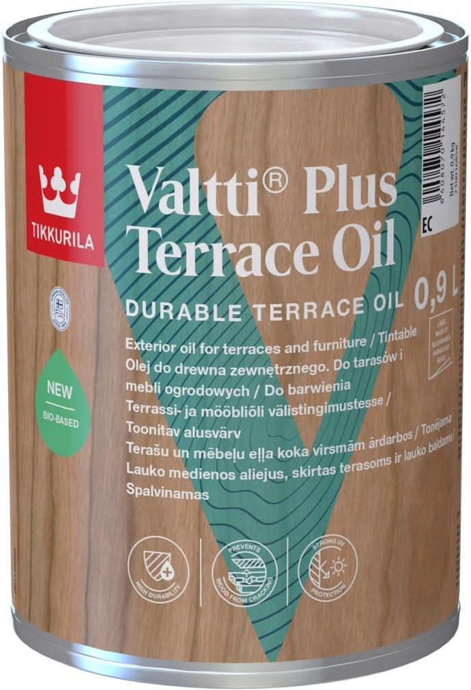 Tikkurila Valtti Plus Terrace Oil 0,9L 5072 Honka Olej Do Tarasów ...