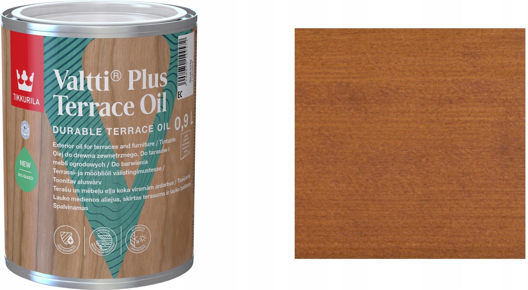 Tikkurila Valtti Plus Terrace Oil 0,9L 5072 Honka Olej Do Tarasów ...