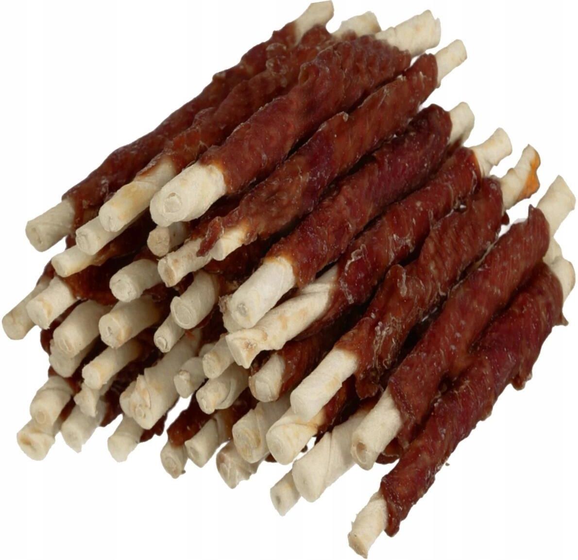 Karma Paka Przysmaki Dla Psa Smakołyki Pałeczki Owinięte Kurczakiem 1Kg ...