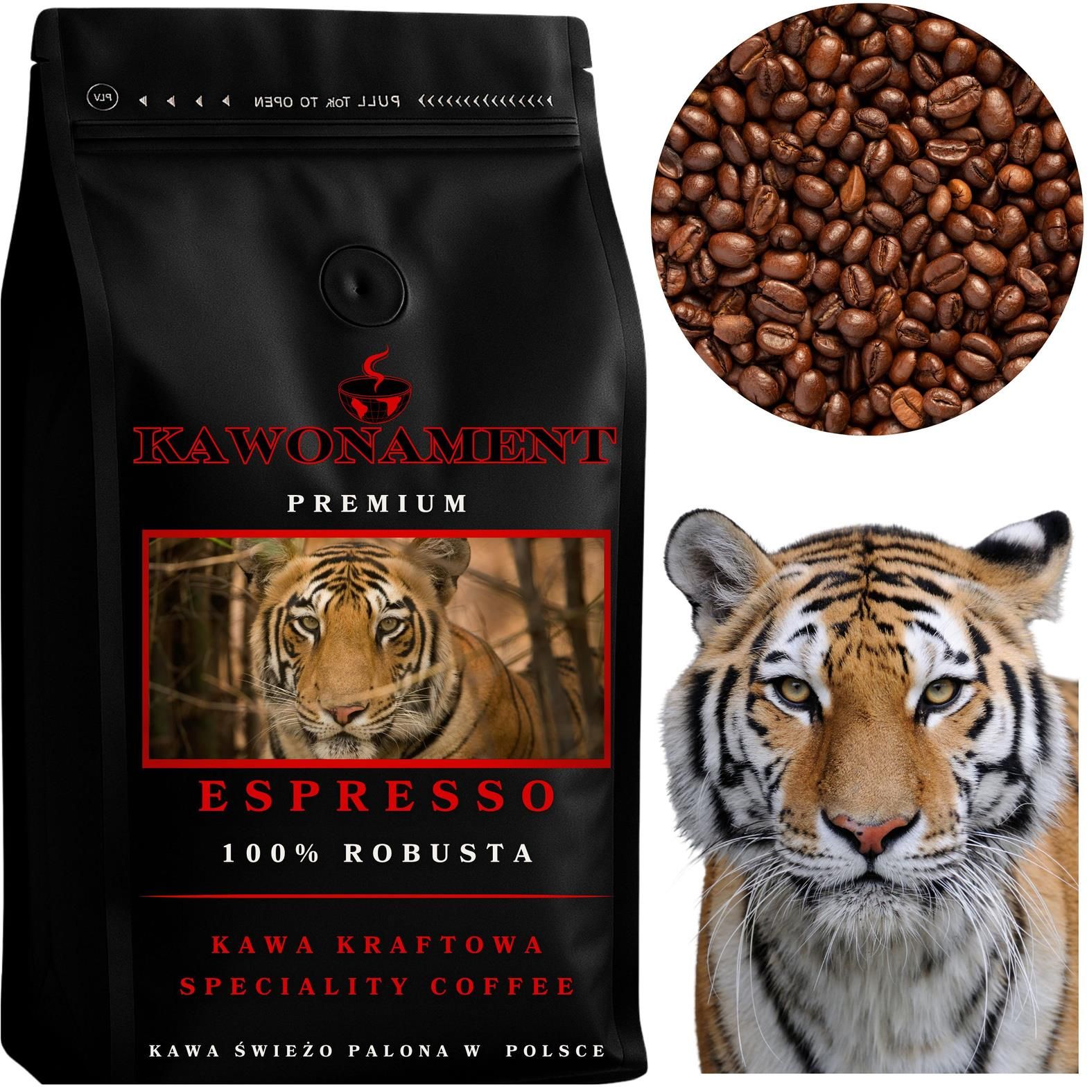 Kawa Kawa ziarnista 250g ESPRESSO Świeżo Palona Robusta 100% - Ceny i ...