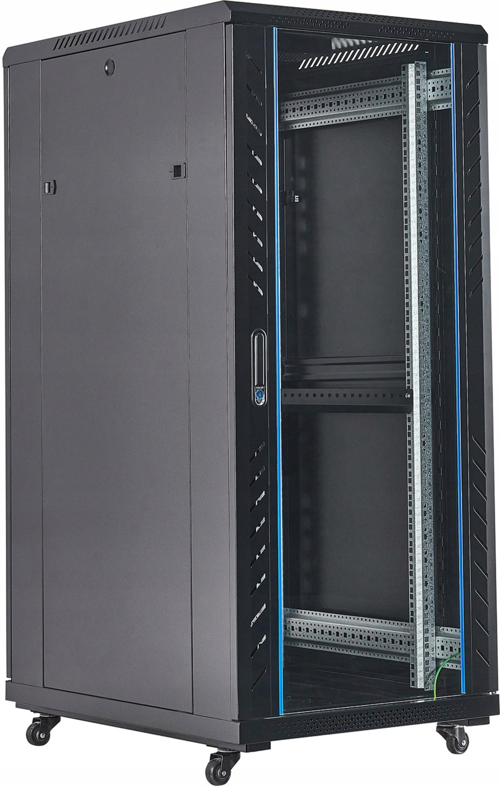 Cmr Szafa wolnostojąca Rack CMR-CAB-18-800 18U 19 600x800x987mm do dysków Cctv (CMRCAB18800 ...