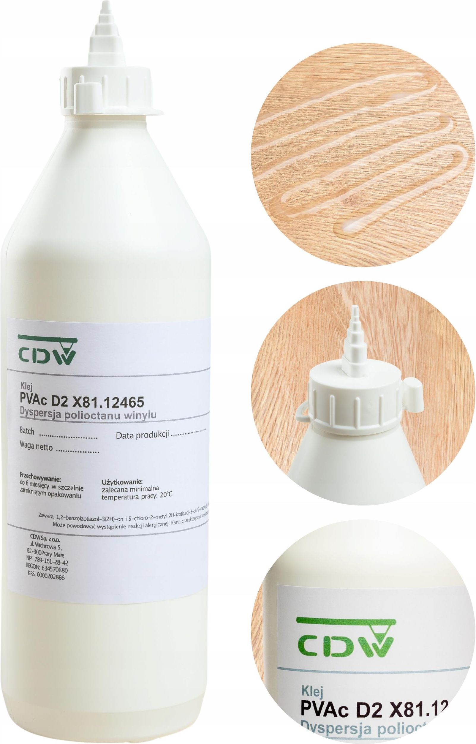 Cdw Klej Introligatorski Wikol Do Decoupage Papieru Tektury 1Kg ...