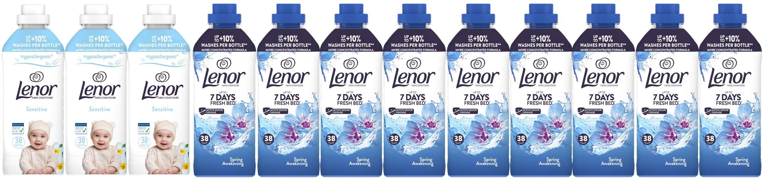 Lenor płyn do płukania mixpack 3x Sensitive, 9x Spring Awakening, 12x798ml - Opinie i atrakcyjne ...