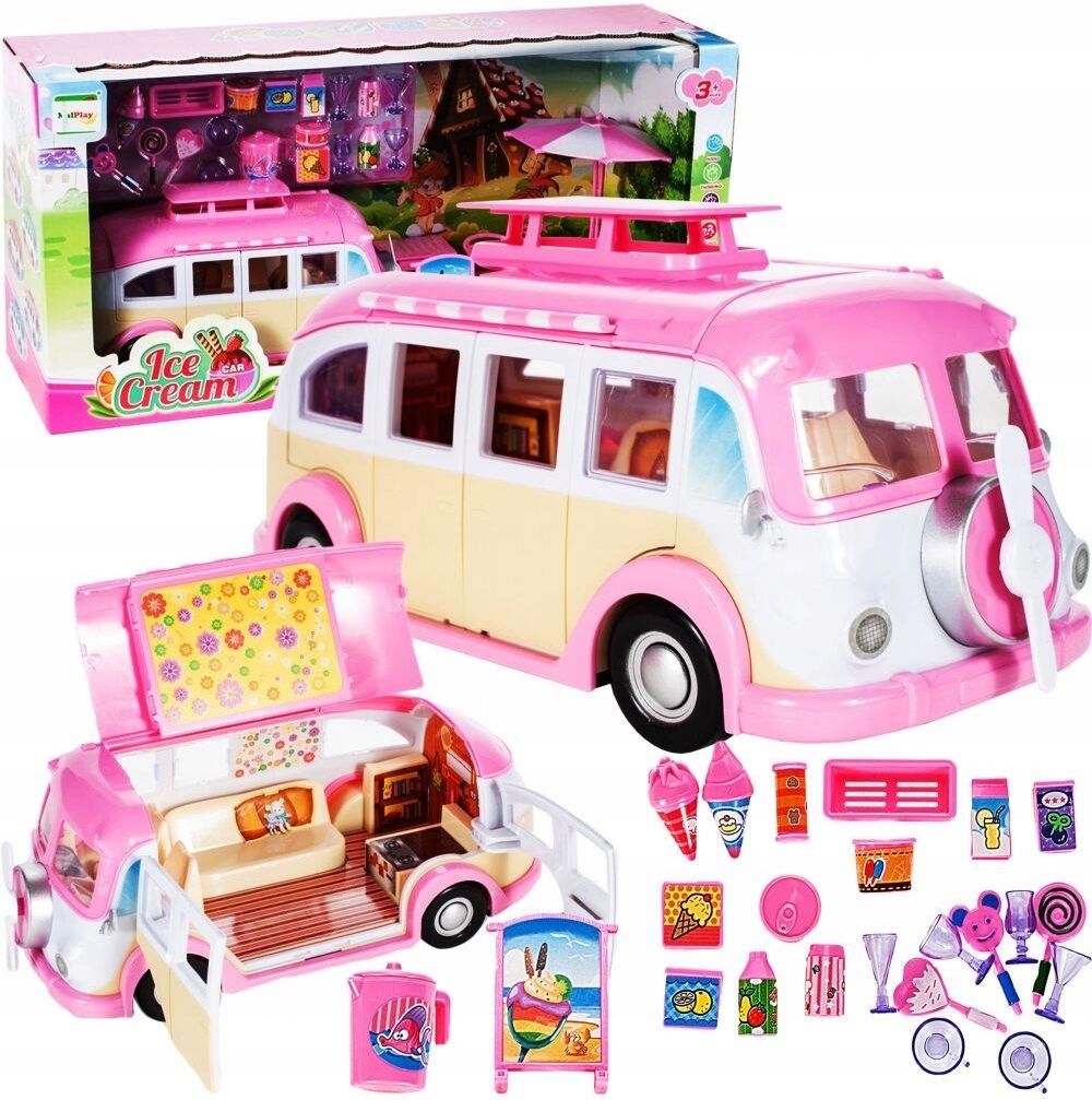 Malplay Auto Kamper Lodziarnia Samochód Zestaw Dla 3 4 5 6 7 8 Latki ...