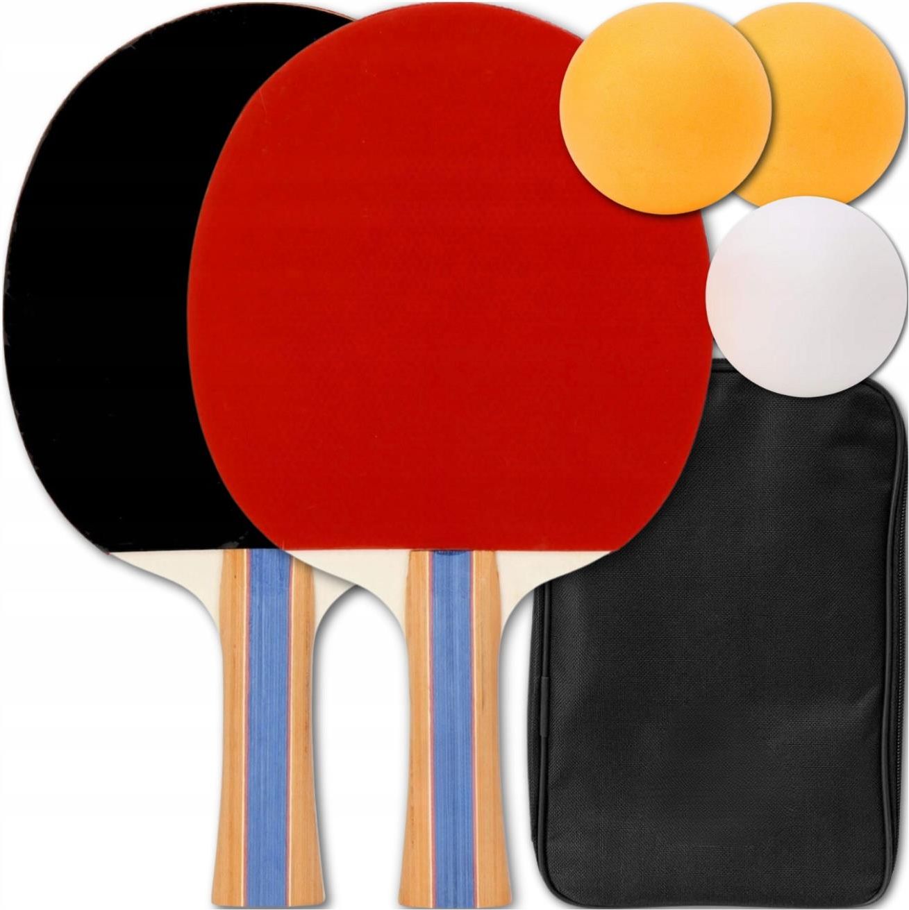 Memflow 2X Paletki Rakietki Do Ping Ponga Tenisa Stołowego Zestaw 3 Piłeczki - Ceny i opinie ...