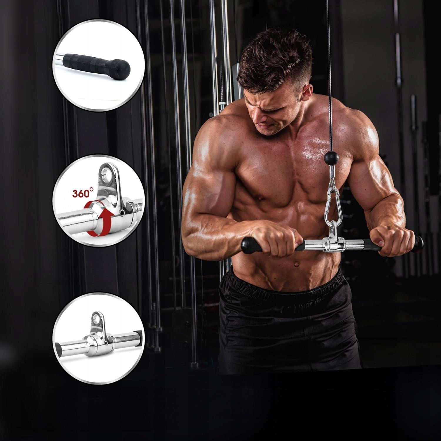 Renew Force Prosty Uchwyt Do Wyciągu Atlas Gryf Drążek Obrotowy Na ...