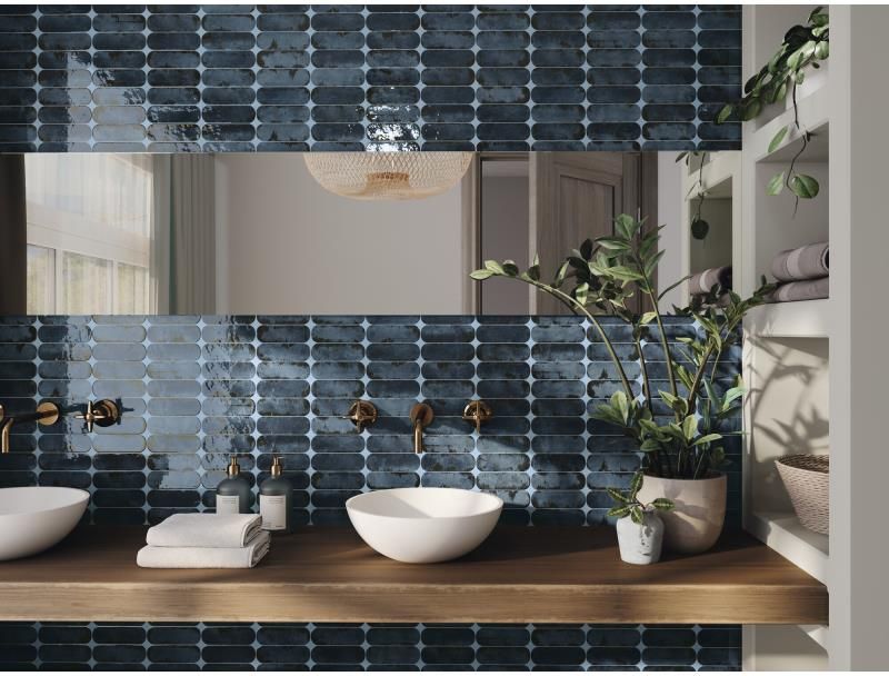 Płytki Carmen True Tiles Funky Blue Połysk 5x15 - Opinie i ceny na Ceneo.pl
