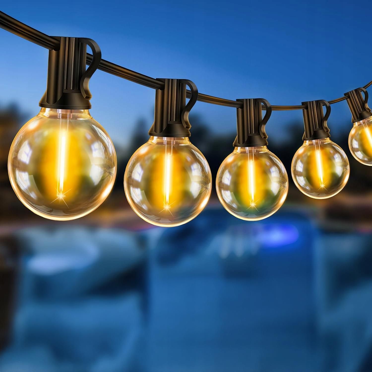 Smartled Girlanda Ogrodowa Świetlna 20M 36X Żarówka Led E12 Pilot ...