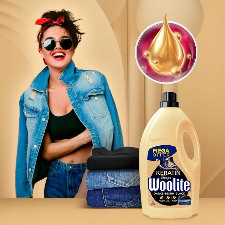 Woolite Płyn Do Prania Dark Jeans 4,5L (75 Prań) - Ceny i opinie - Ceneo.pl