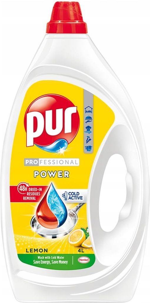 Pur Power Lemon Cytryna Płyn Do Naczyń 4L - Ceny i opinie - Ceneo.pl