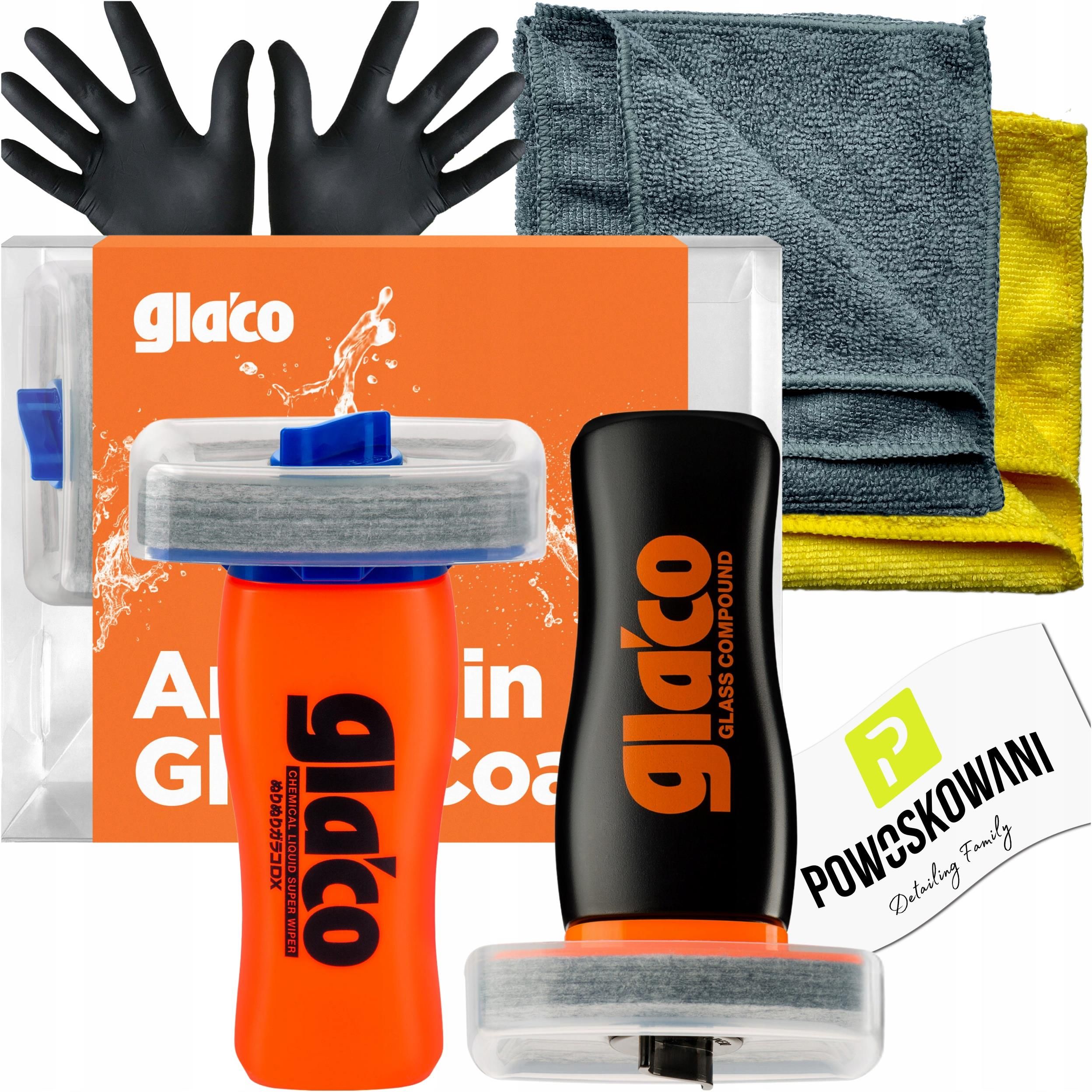 Soft99 Glaco Dx Glass Compound Zestaw Do Szyb Wycieraczka W Płynie ...