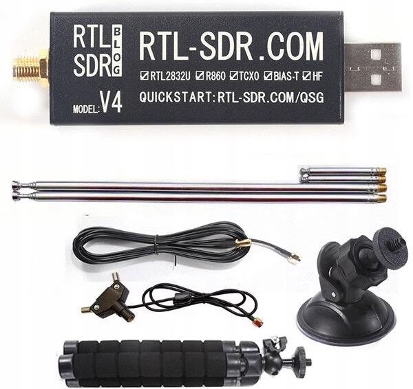 Rtl-Sdr Zestaw Odbiornik Radiowy V4 Radio Skaner Antena I Akcesoria - opinie i ceny na Ceneo.pl