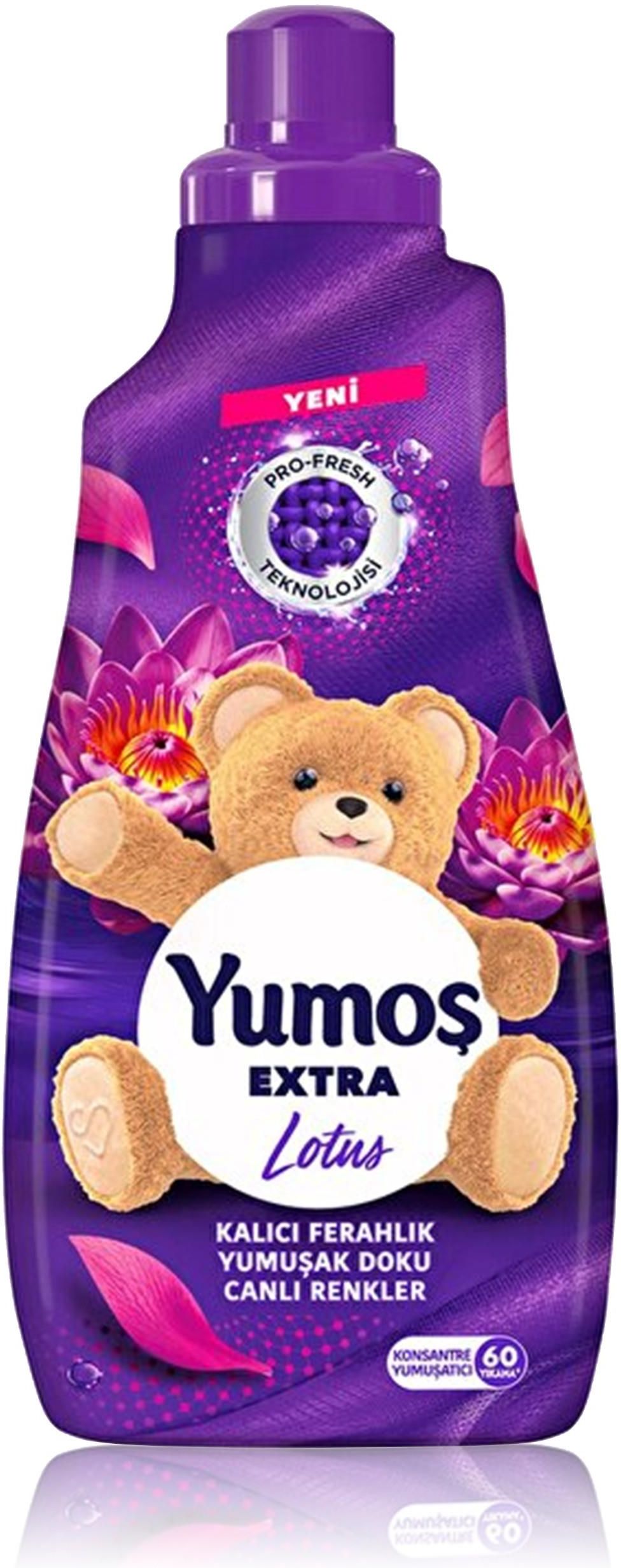 Płyn Do Płukania Tkanin Koncentrat Zmiękczający Yumos Extra Lotos 1,44 ...