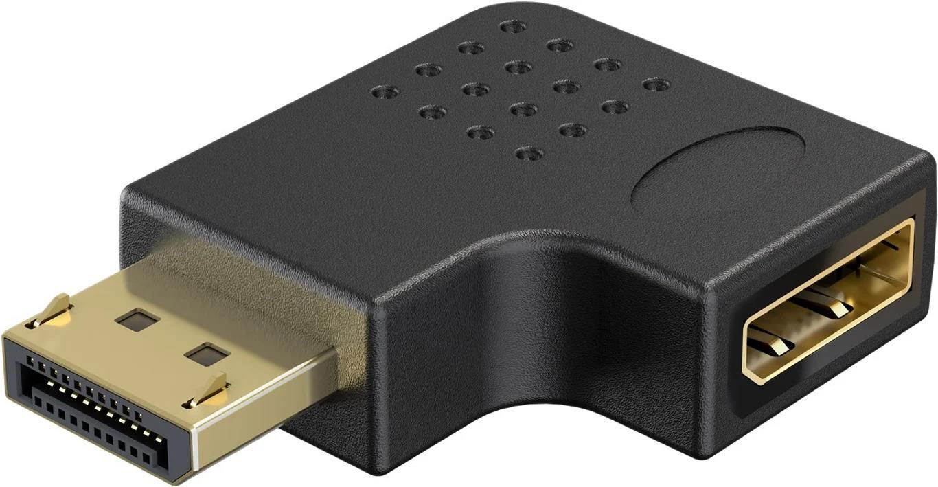 Goobay 77132 adapter kablowy DisplayPort Czarny - Opinie i ceny na Ceneo.pl