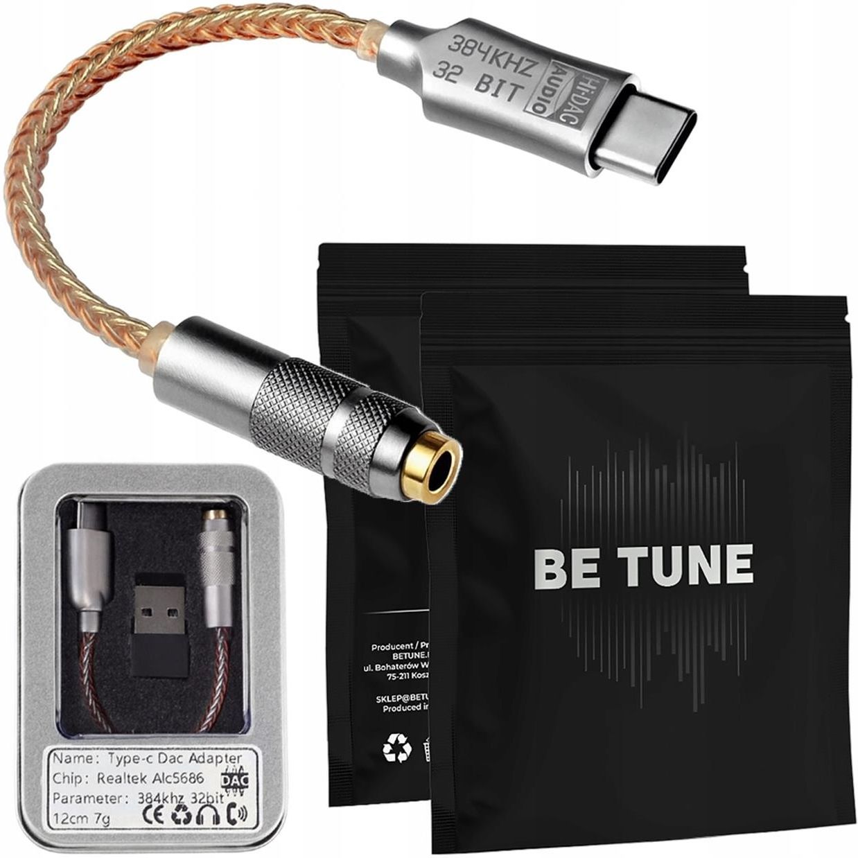 Betune Dac Wzmacniacz Sygnału Audio 384 Khz 32 Bit Usb-c - Opinie i ...