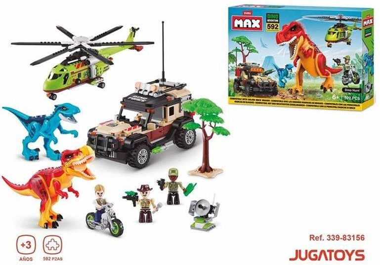 Zuru Building Game + Figures Max Dino 33X48,3 7,6Cm 592 Pieces ...