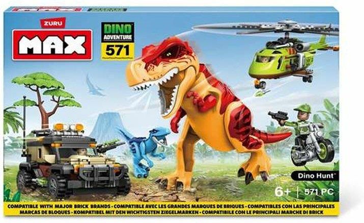 Zuru Building Game + Figures Max Dino 33X48,3 7,6Cm 592 Pieces ...