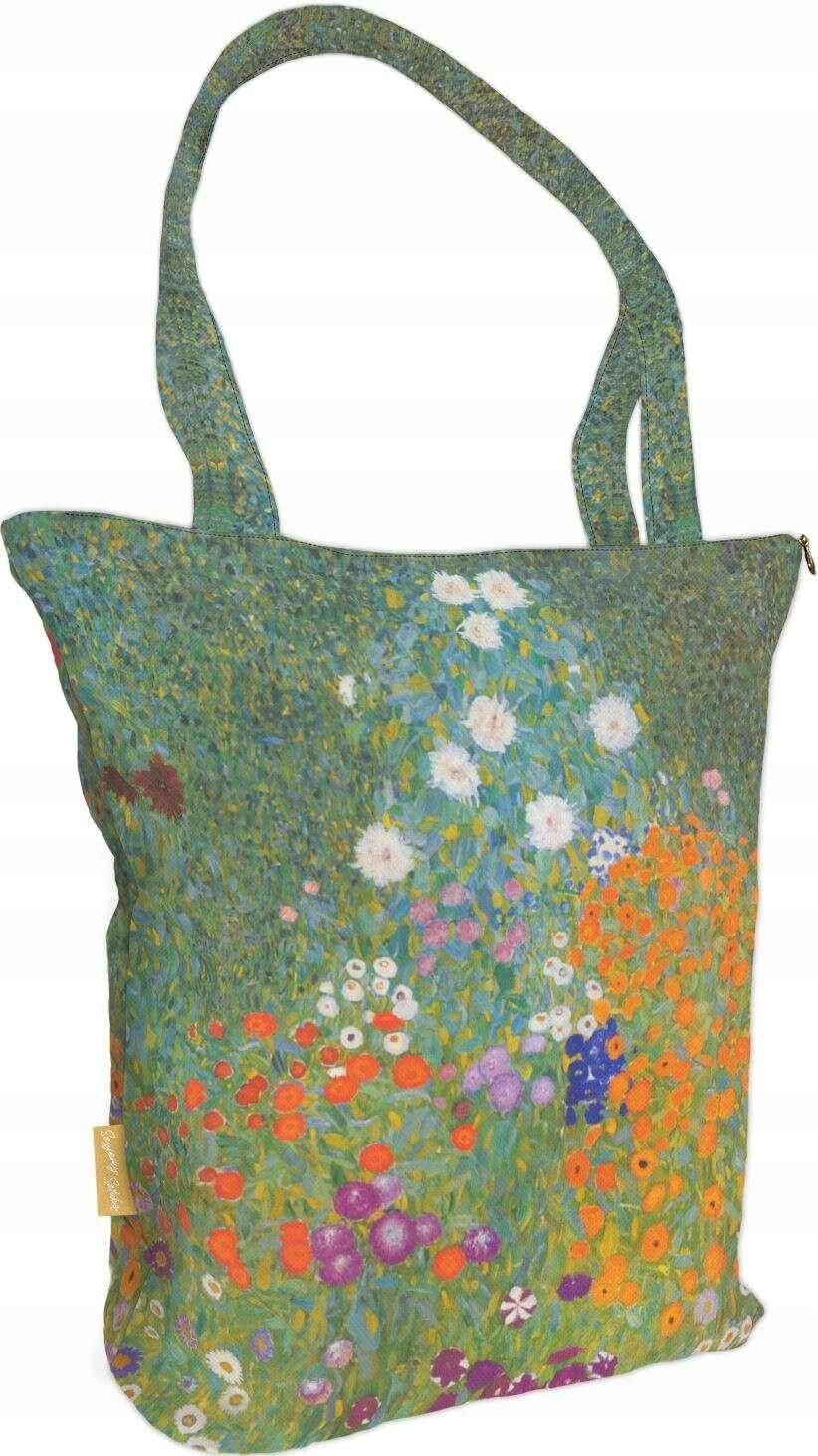 Torba na ramię shopper Flower garden Gustav Klimt - Ceny i opinie - Ceneo.pl