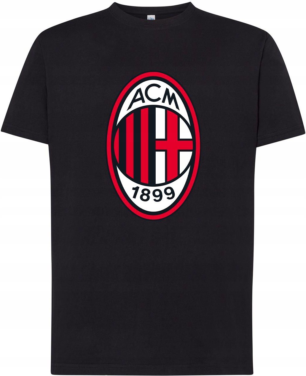 Jhk T-Shirt Ac Milan Koszulka Piłkarska Mediolan Dla Fana Xl Czarny ...