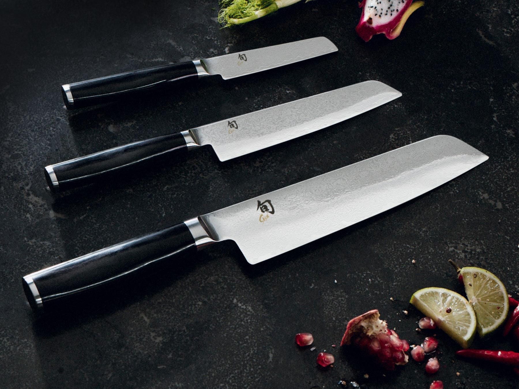 Kai Nóż Santoku 18cm Shun Premier Minamo - (KATMM0702) - Opinie i ...