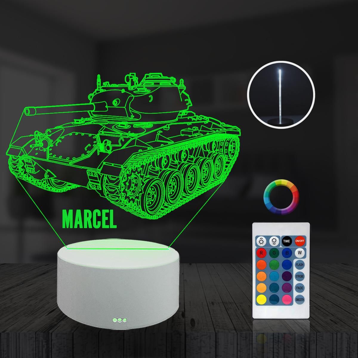 Lampka Nocna Czołg 3D Iluzja 2 Kool Led - Opinie i atrakcyjne ceny na ...