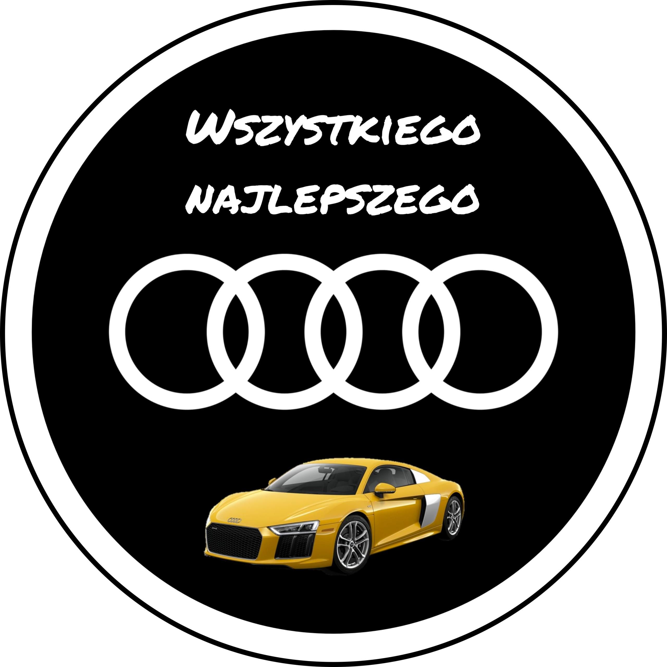 Opłatek Na Tort Urodziny Audi Logo Auto Samochód Bryka Tekst 18 30 40 ...