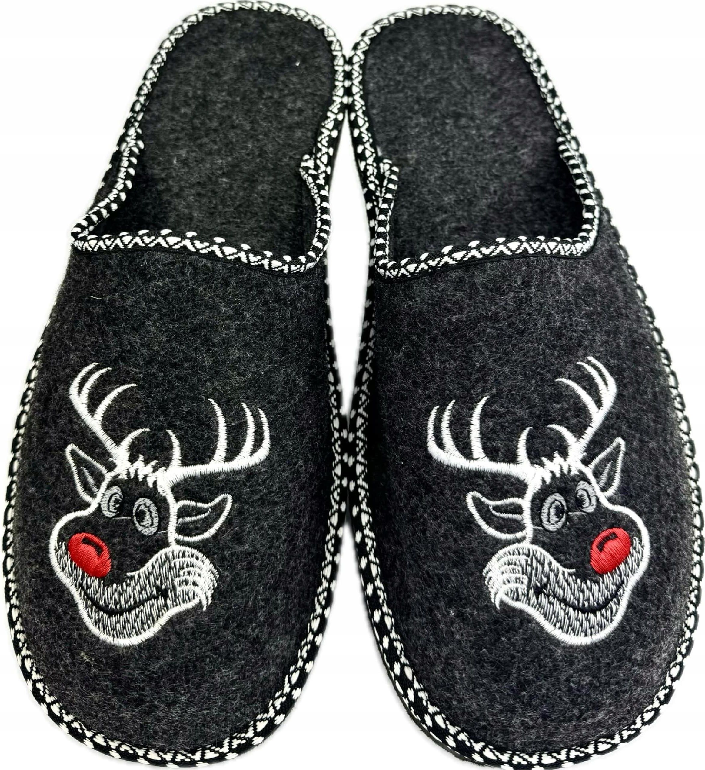 Kapcie Męskie Świąteczne Z Reniferem na Święta Dla Niego 40-46 R43 ...