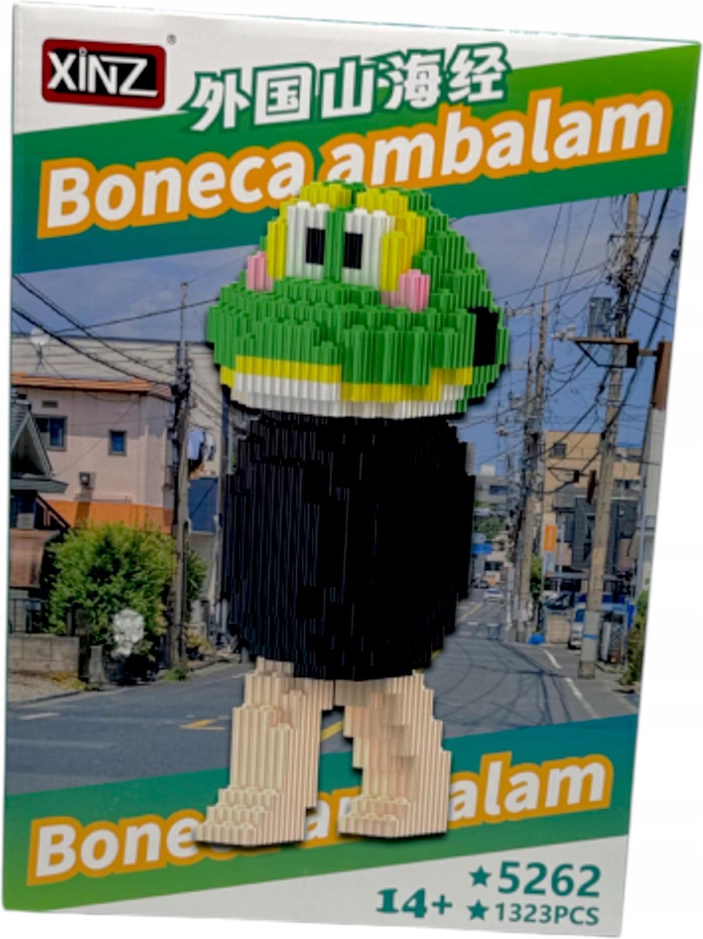 Xingbeiyi Klocki Nano Pixel Brainrot Tiktok 1301 El. Boneca Ambalam ...