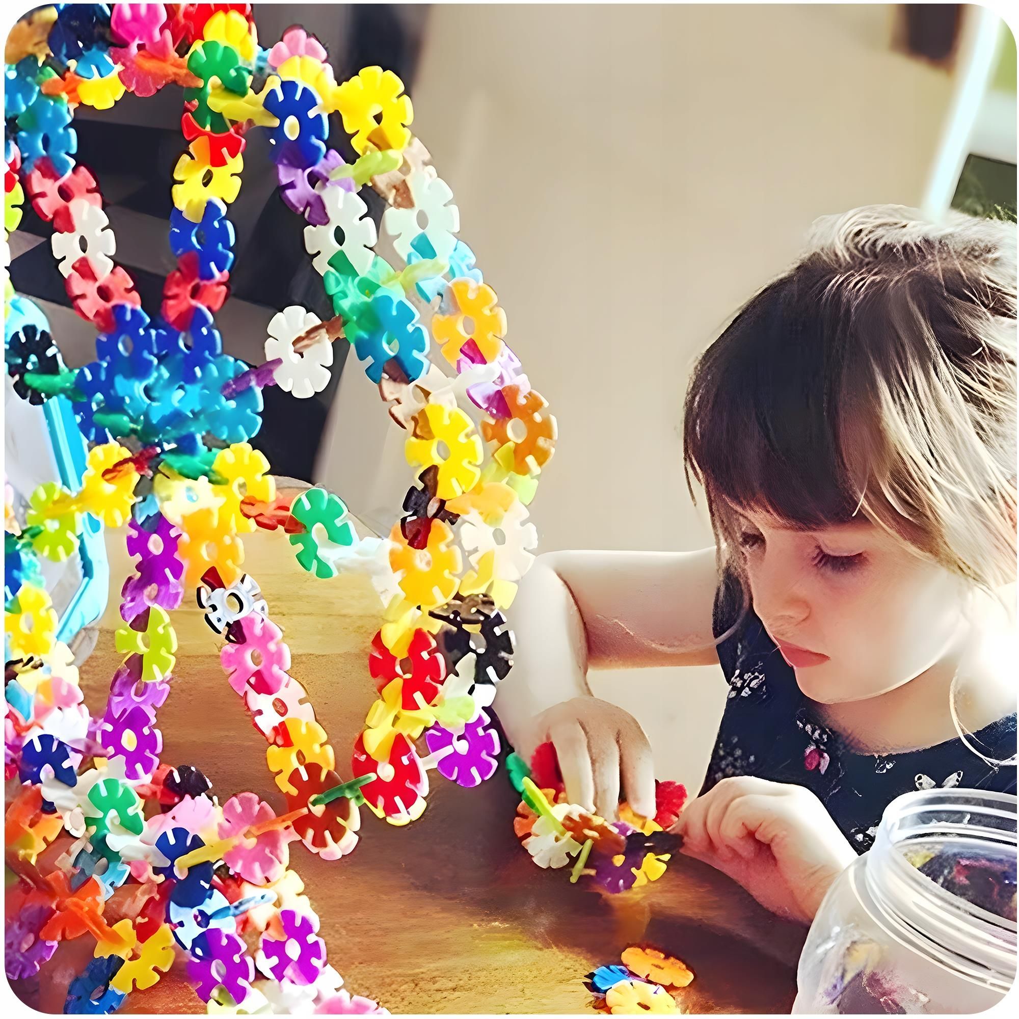 Brain Flakes Klocki Konstrukcyjne +500 Edukacyjna Zabawka Stem Do ...