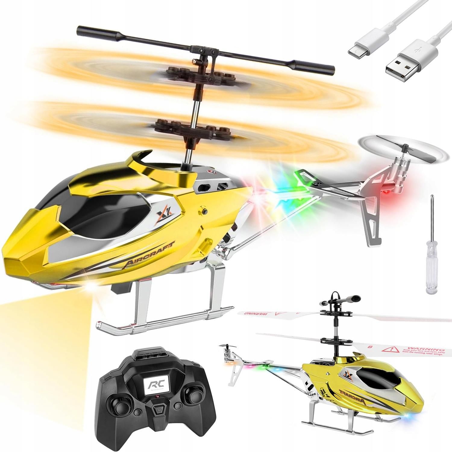Bedee Helikopter Zdalnie Sterowany Samolot Rc Zabawka Na Pilota Usb Z ...
