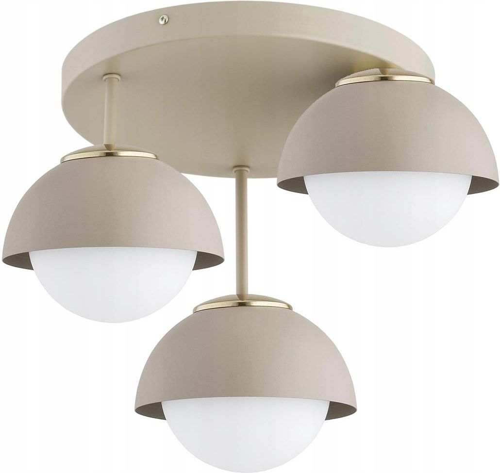 Lampa Sufitowa Wisząca Żyrandol Plafon Ecru Beż Cosmo (87009) - Opinie ...