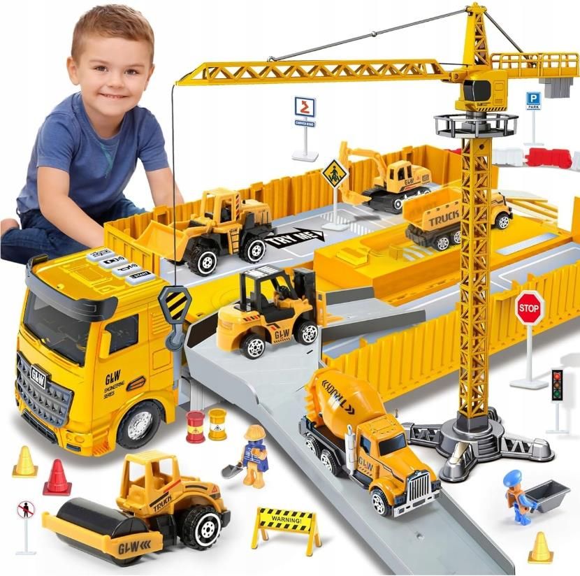 Abc Better Toys Samochód Dla Dzieci Ciężarówka Laweta Auto Tir Duży ...