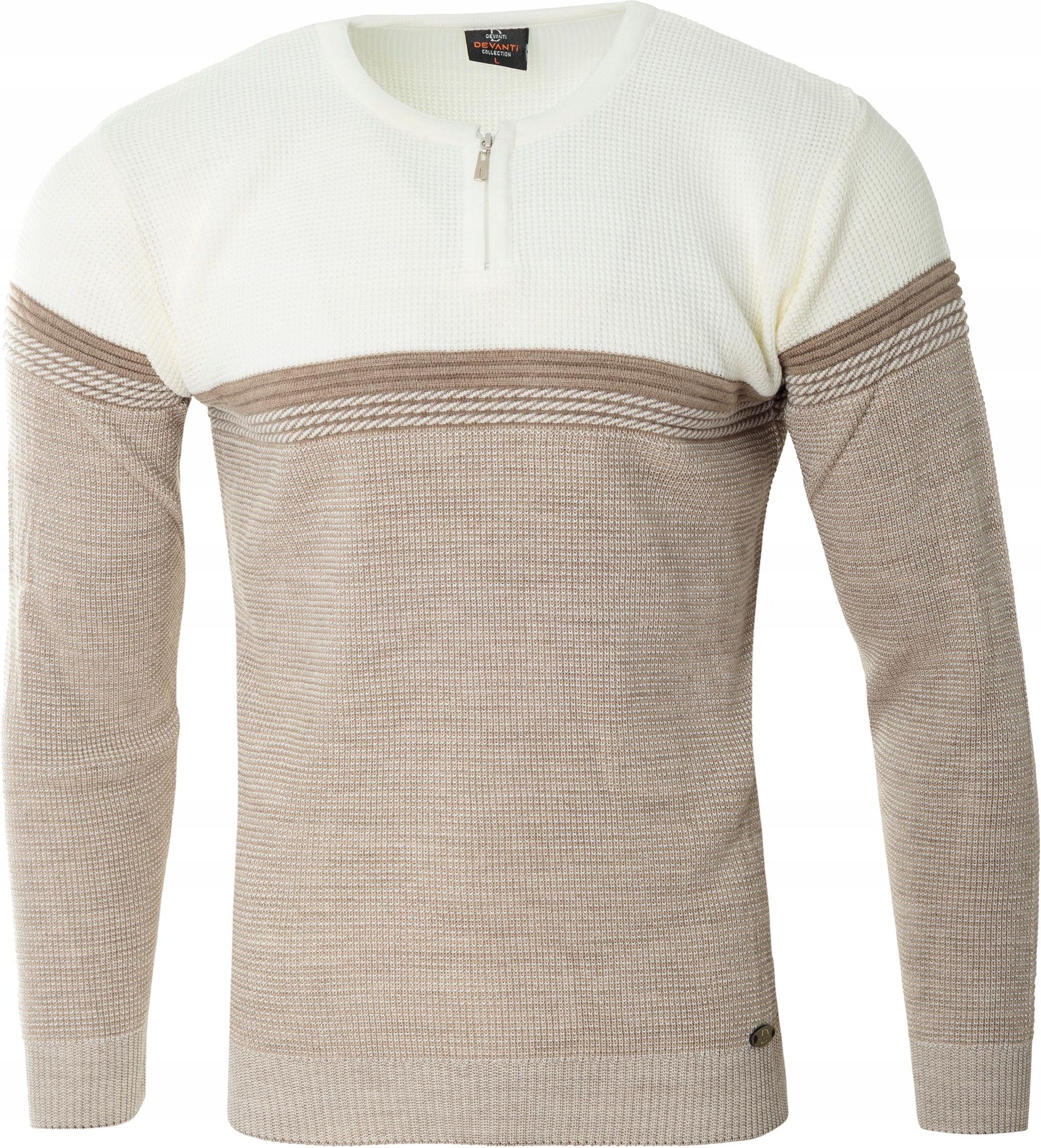 Sweter Męski Rozpinany Na Krótki Zamek Klasyczny Turecki Jesienny Modny ...