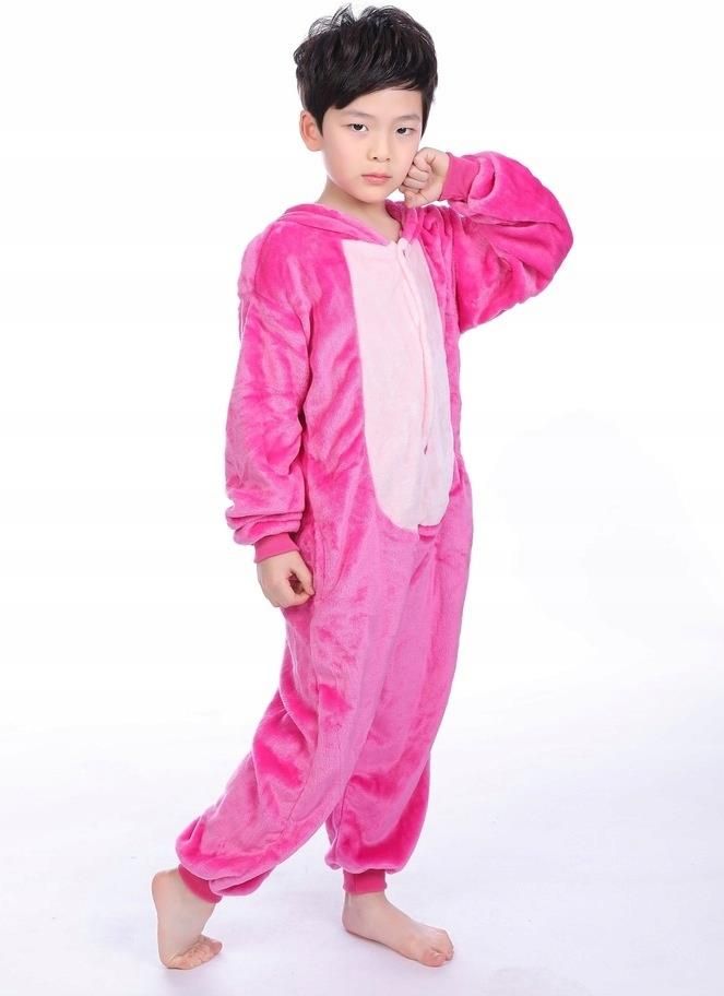 Stitch Stich Różowy Piżama Kombinezon Kigu Onesie przebranie 140 CH4Y ...