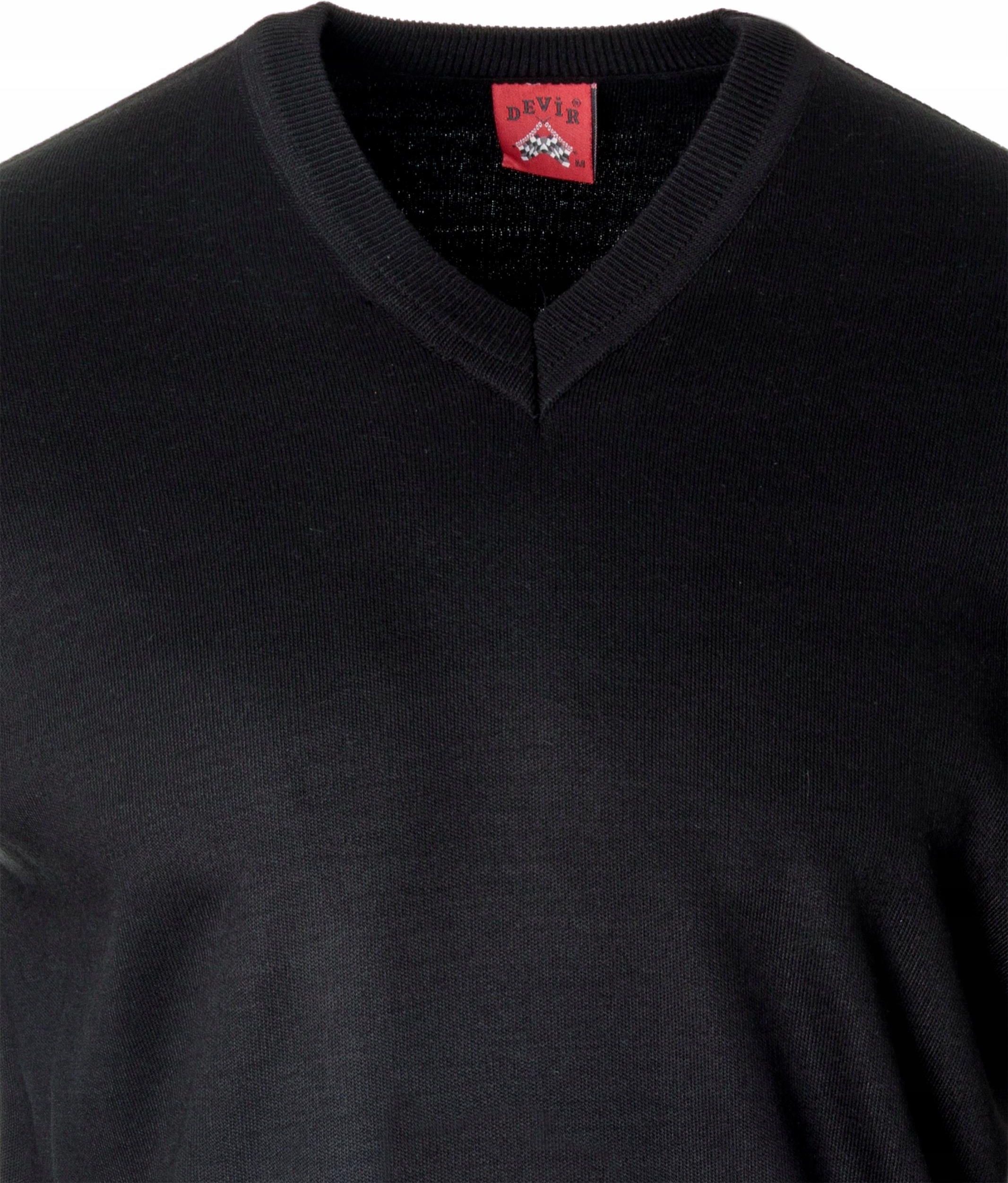 Sweter Męski Turecki Serek Jesienny Czarny V-neck R. XXL - Ceny i ...
