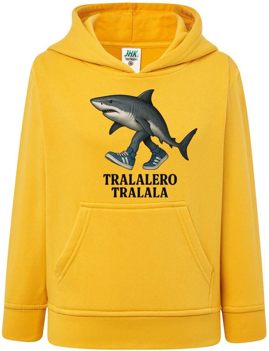 Bluza dziecięca z kapturem Tralalero Tralala Brainrot Mem Tiktok rekin ...