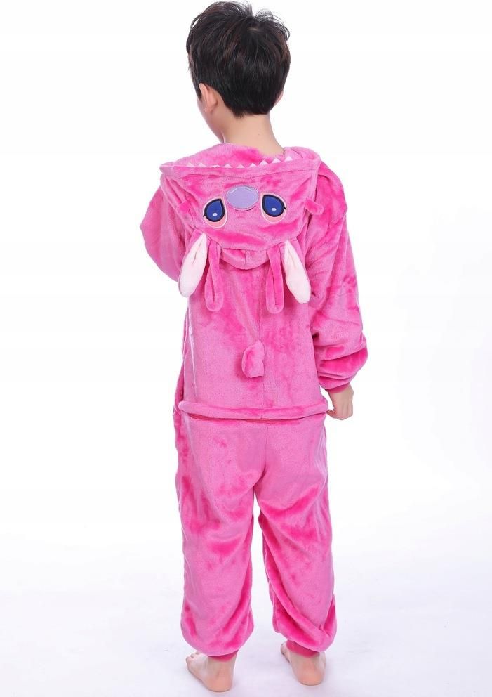 Stitch Stich Różowy Piżama Kombinezon Kigu Onesie przebranie S 11 CH4Y ...
