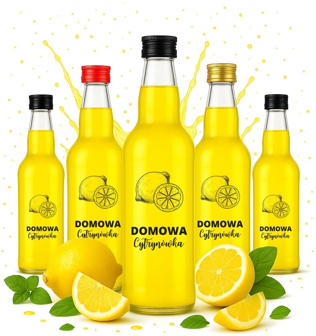 Bimberek 10X Butelka Monopol 500Ml Z Nadrukiem Cytrynówka Pojemnik ...