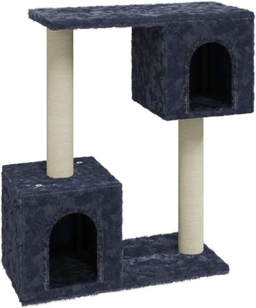 Gravora Drapak Dla Kotów Ciemnoszary 55x22x60cm Z Dwoma Domkami I ...