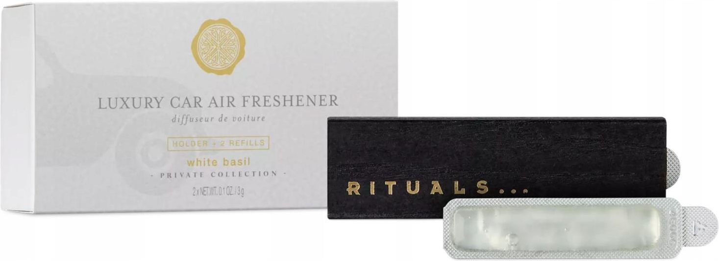 Rituals White Basil Car Perfume Perfum Zapach 2szt. Zapas - Opinie i ...